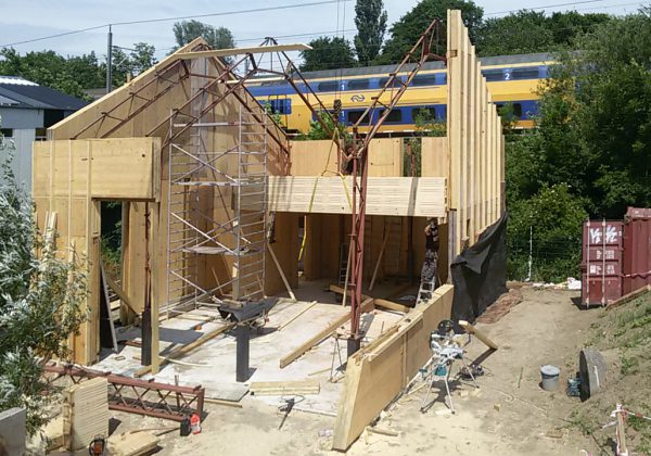 CLT-panelen gevel niet dragend » Bouwwereld.nl